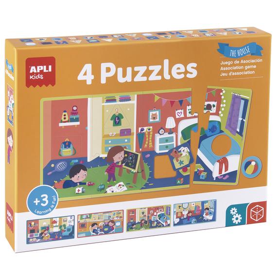 Puzzle la maison 4 u. | APLI
