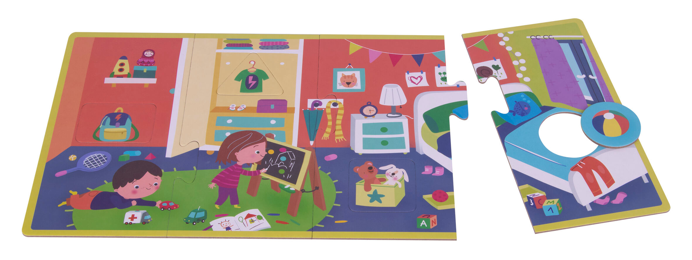 Puzzle la maison 4 u. | APLI